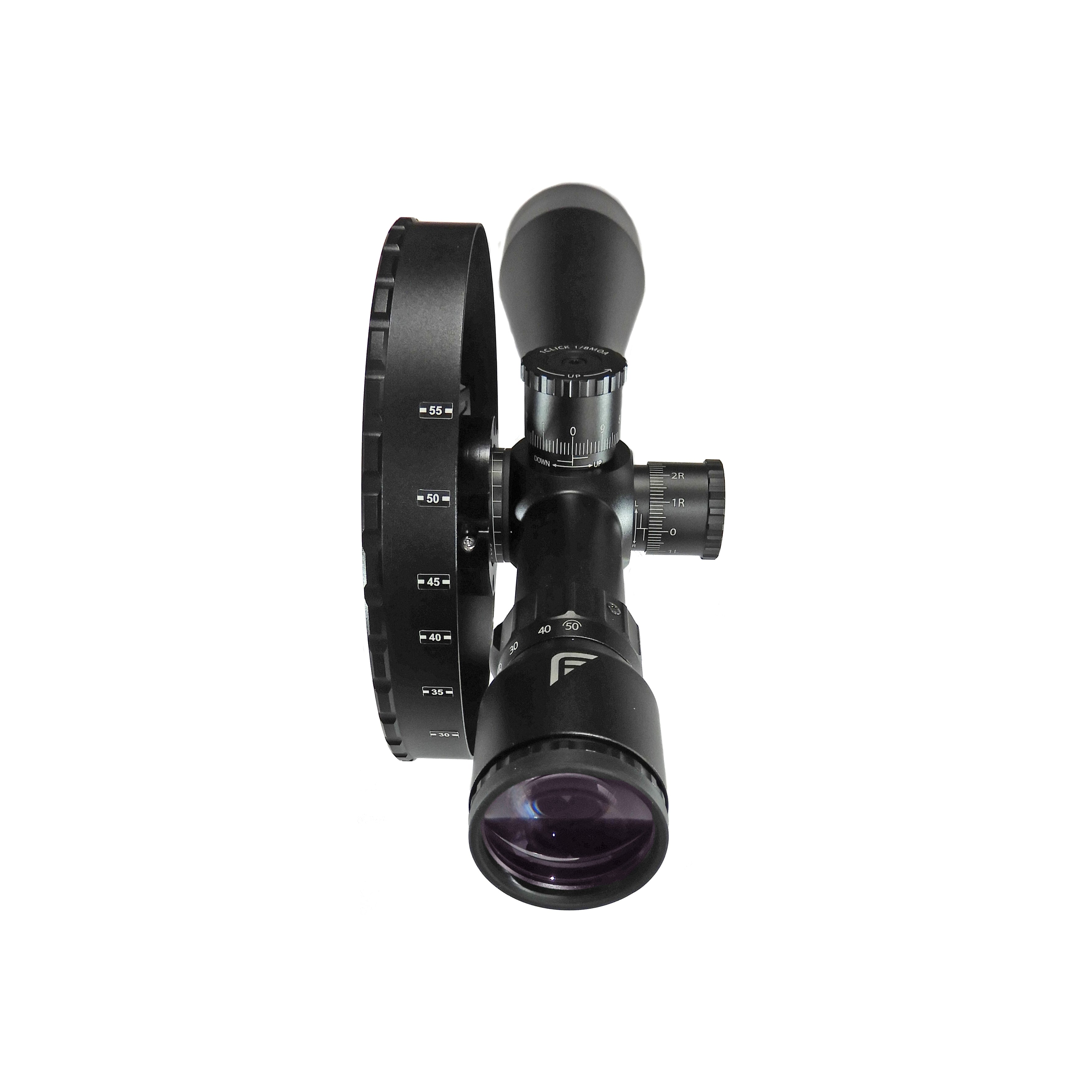 Falcon Optics X50 10-50x60 Riflescope with MOA Reticle, and 1/8 MOA Cl ...